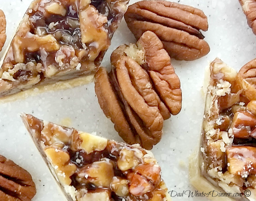 Pecan Diamond Shortbread Cookies - Dad Whats 4 Dinner
